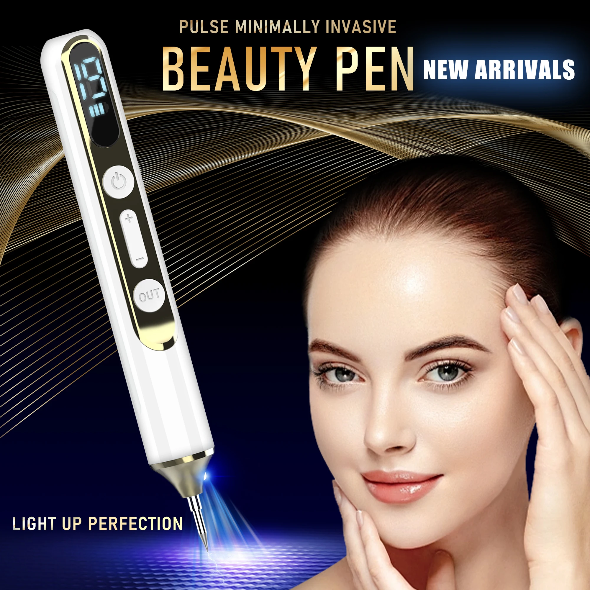 Beauty-Pen-skin-tag-removal-kit-plasma-pen-Portable-convenient-and-safe-Beauty-instrument-ion ...