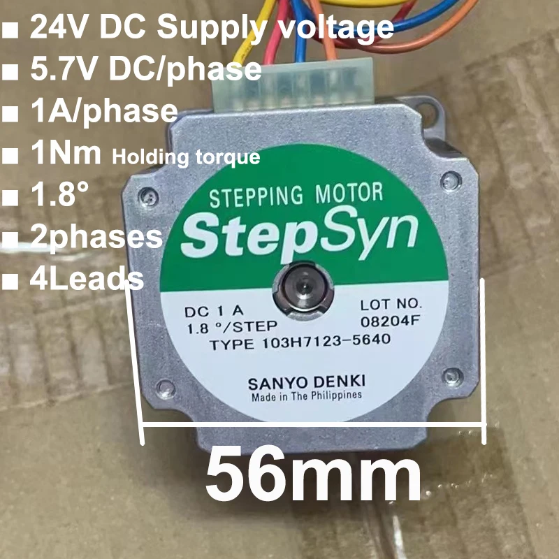24V-DC-SANYO-denki-stepper-motor-103H7123-5640-Inventory-promotion-Step-motor-NEMA-23-stepping ...