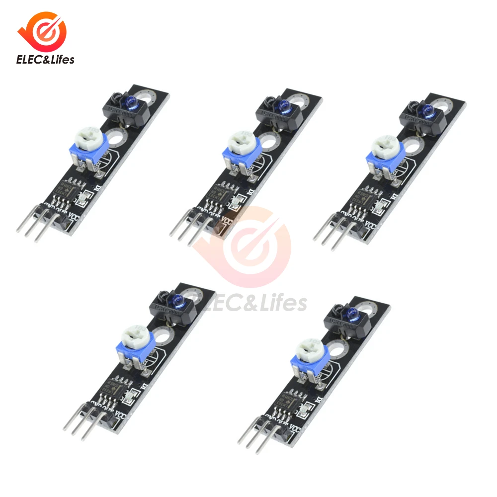 5 pces ky033 1 canal módulo de rastreamento veículo inteligente sonda ...