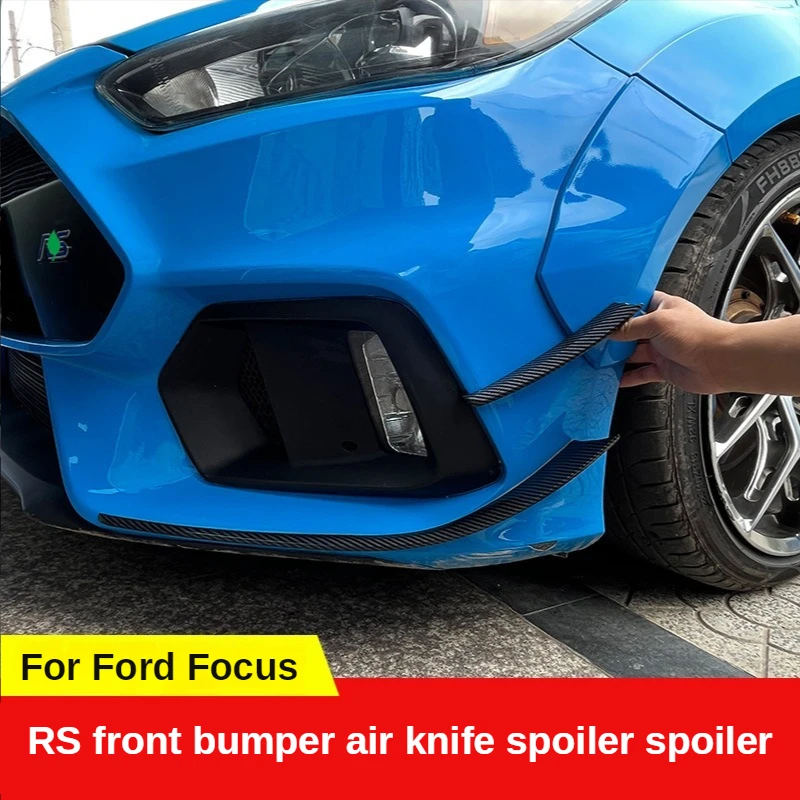 Car-Sticker-for-2015-2019-Ford-Focus-RS-Front-Bumper-Wind-Knife-Spoiler ...