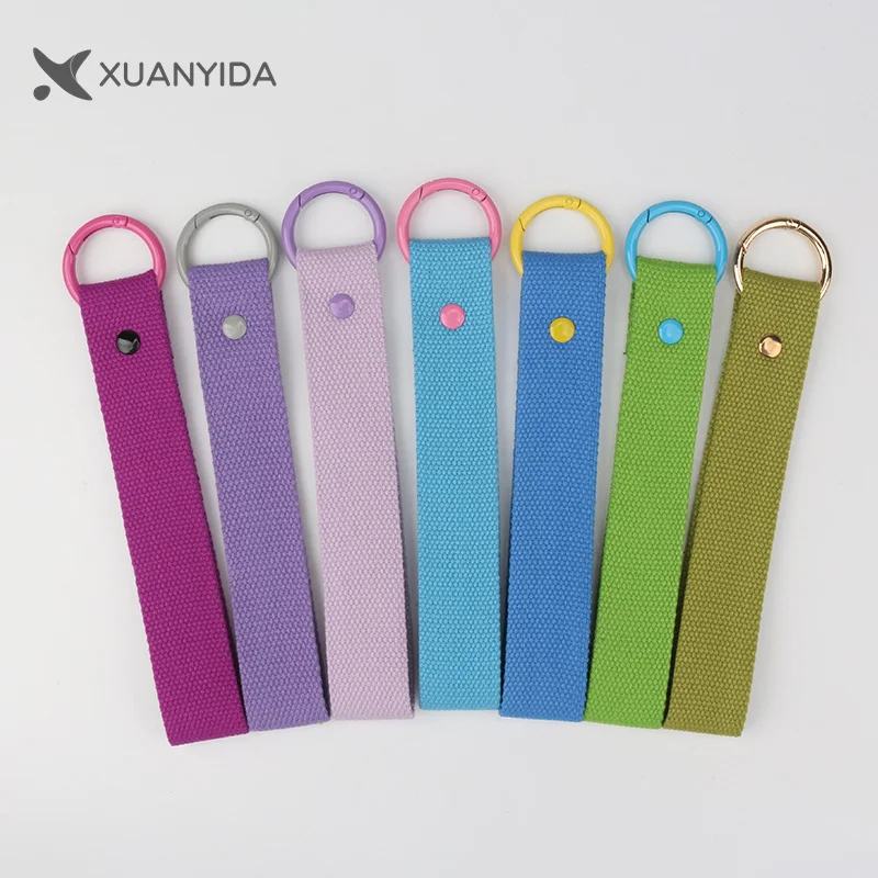 Key-Chain-Lanyard-Canvas-Strap-Keyring-High-Quality-Ribbon-Keychain ...