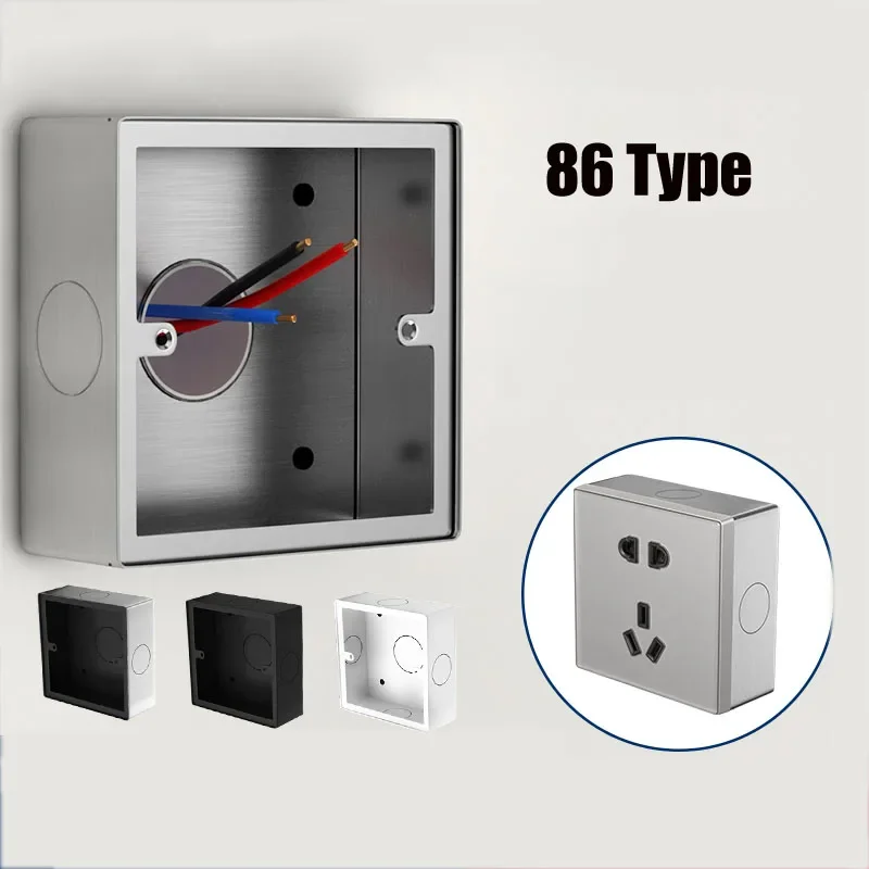 Lockable Socket Covers Type 86 Stainless Steel Socket Panel Button Box ...