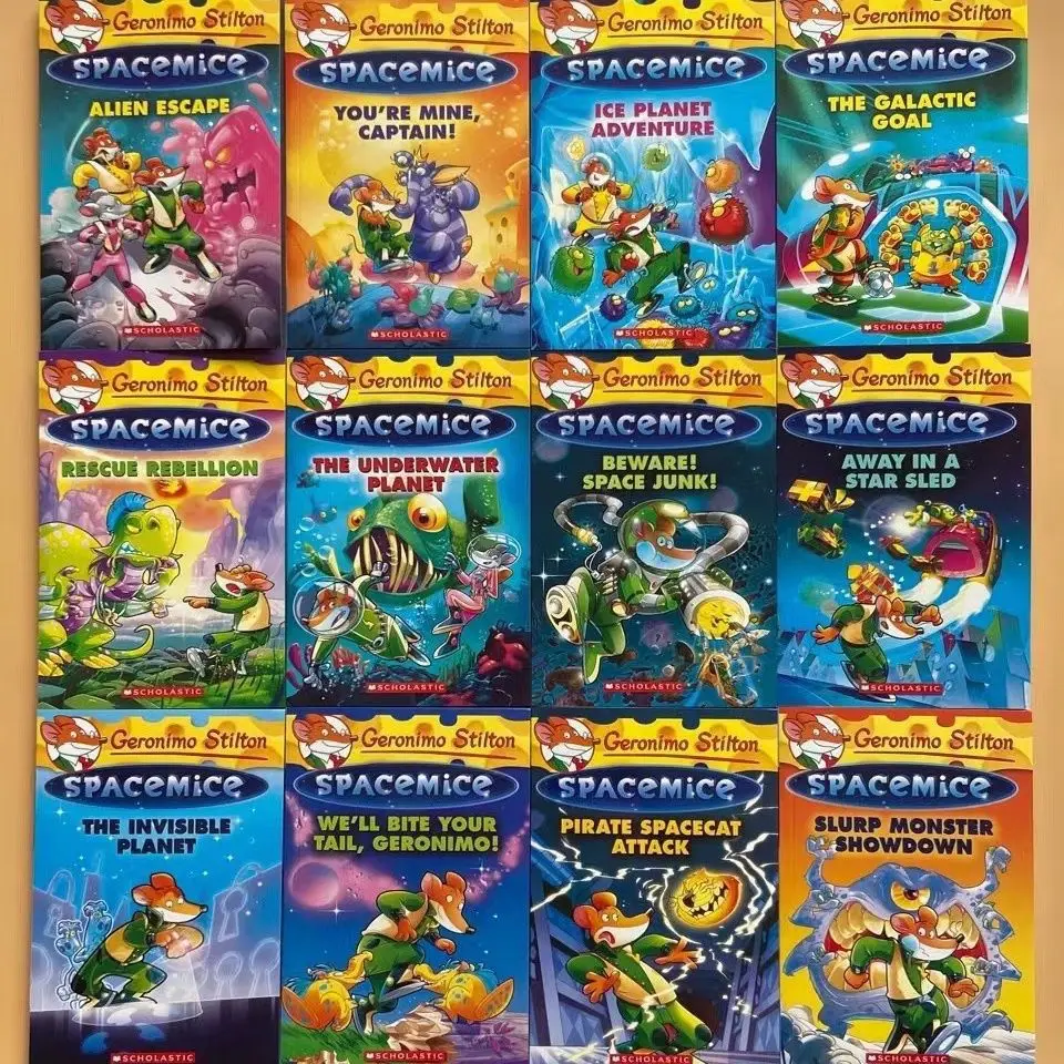 English-version-Geronimo-Stilton-Spacemice-12-volumes-Mouse-Reporter ...