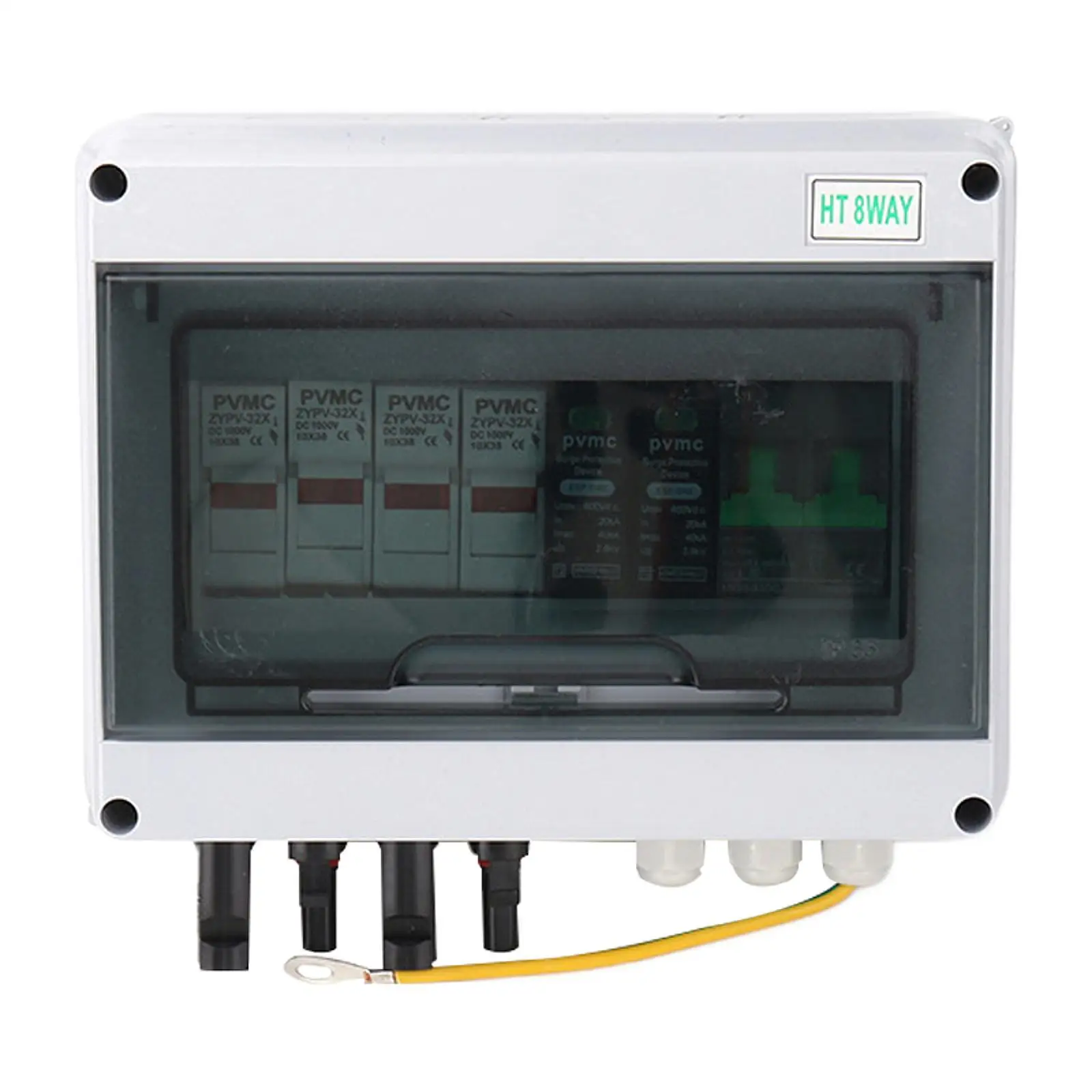 Solar-Pv-Combiner-Box-Distribution-Box-Sealed-2-in-1-Out-DC-600V-Fuse ...