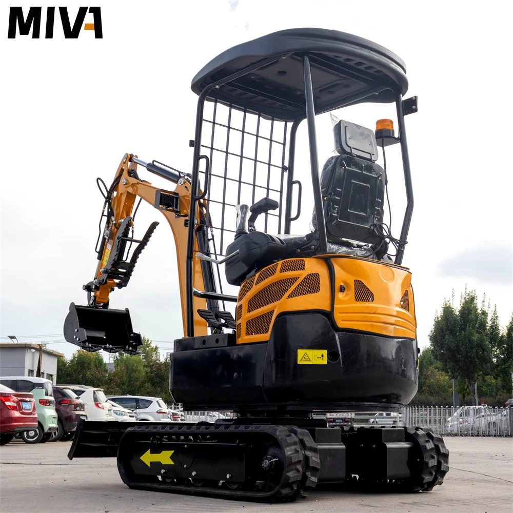 High Quality Small Excavator 1.8 Ton Escavadora Farm Use New Crawler ...