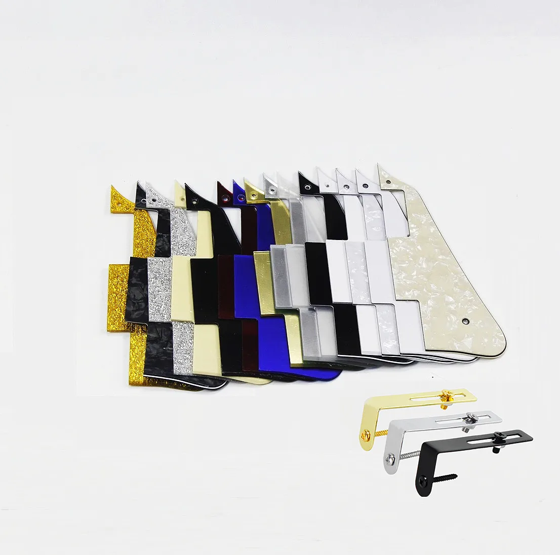 NEW-1-Set-of-LP-Pickguard-Guitar-Pick-Guard-Scratch-Plate-with-Metal ...