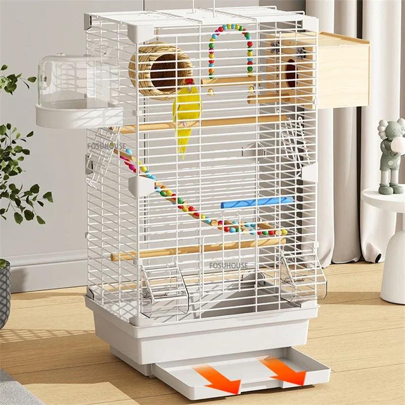 Simple-Wrought-Iron-Bird-Cages-Large-Parrot-Cage-Luxury-Extra-Large ...