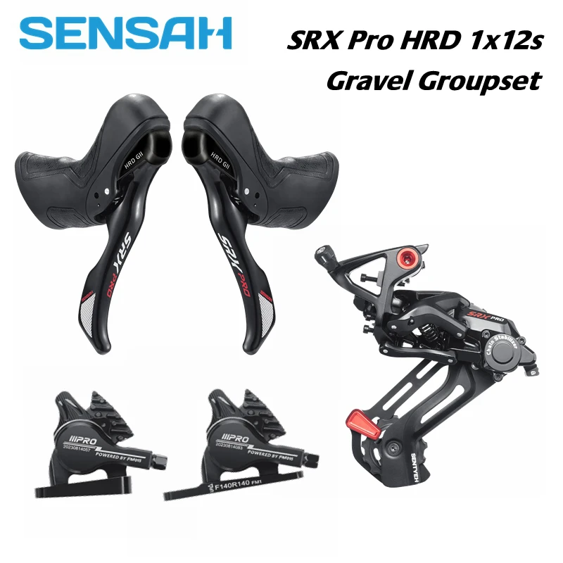 SENSAH-SRX-PRO-HRD-Carbon-1x12s-grava-Groupset-freno-de-disco-hidr ...