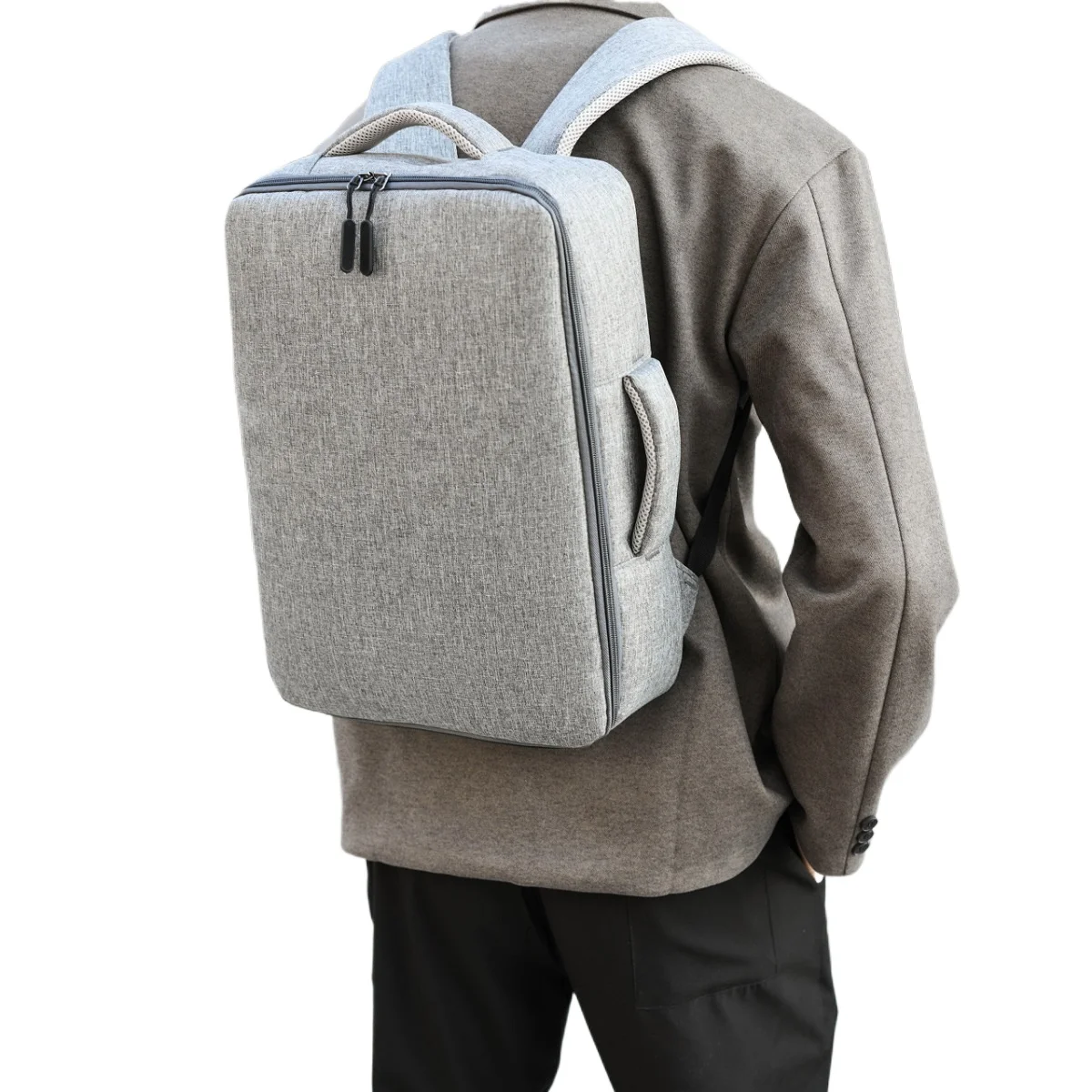 Herren-Business-einfach-Computer-Rucksack-USB-Aufladen-leichte-Rucksack ...