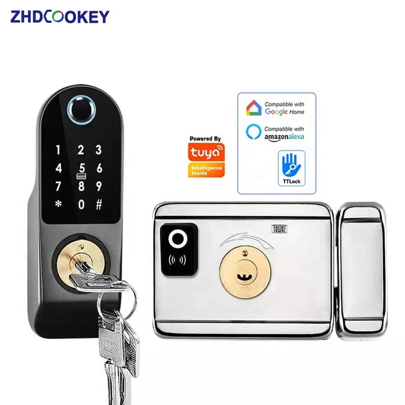 Security Home Gate Door Keys Entry Rfid Card Tuya Wifi Ttlock Smart ...