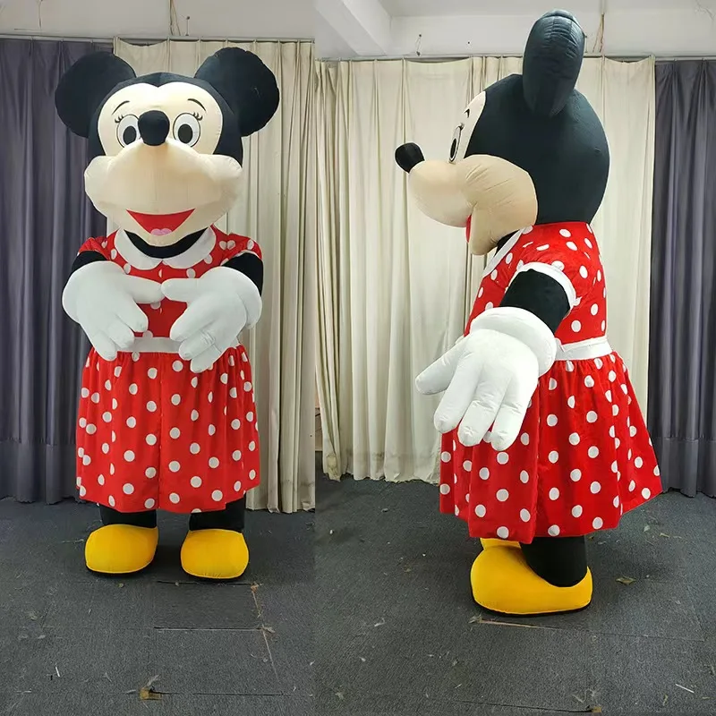 Minnie Mouse Carnival Party Mickey Minnie Mouse Mascot Costume Cartoon