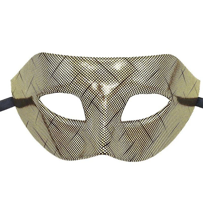Halloween Leather Masquerade Masks Women Men Plaid Rainbow Rhinestones ...