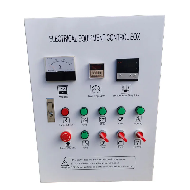 Car-Spray-Paint-Room-Electrical-Infrared-Heating-System-Controlling ...