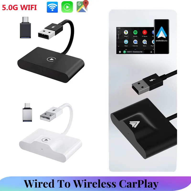 Adaptador-Carplay-sem-fio-compat-vel-com-Bluetooth-para-lPhone-Android ...