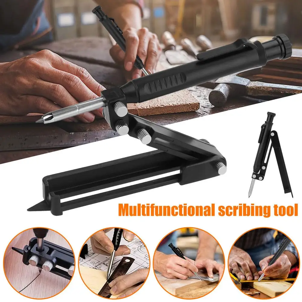 Multifunctional-Scribing-Pencil-Tool-Portable-Adjustable-Clip-Design ...