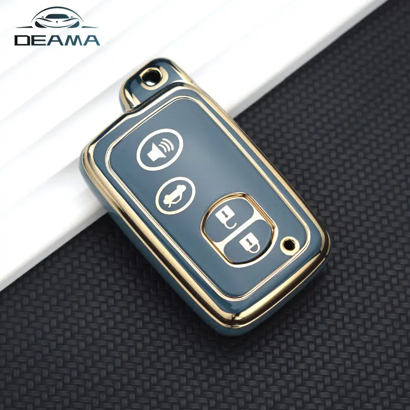 2-3-4-Botton-TPU-Car-Key-Case-Fob-Cover-Shell-for-Toyota-Land-Cruiser ...