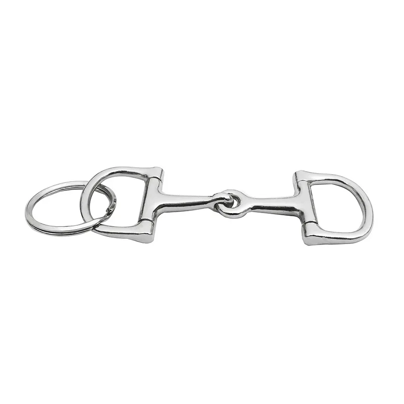 Horse-Bit-Key-Chain-Lightweight-Silver-Gold-Zinc-Alloy-Western-Stirrup ...