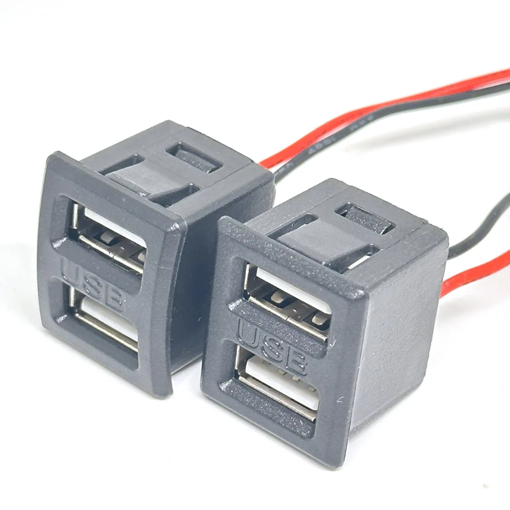 1PCS-USB-Female-Base-Type-C-Double-Layer-Socket-USB-A-Female-Lamp ...