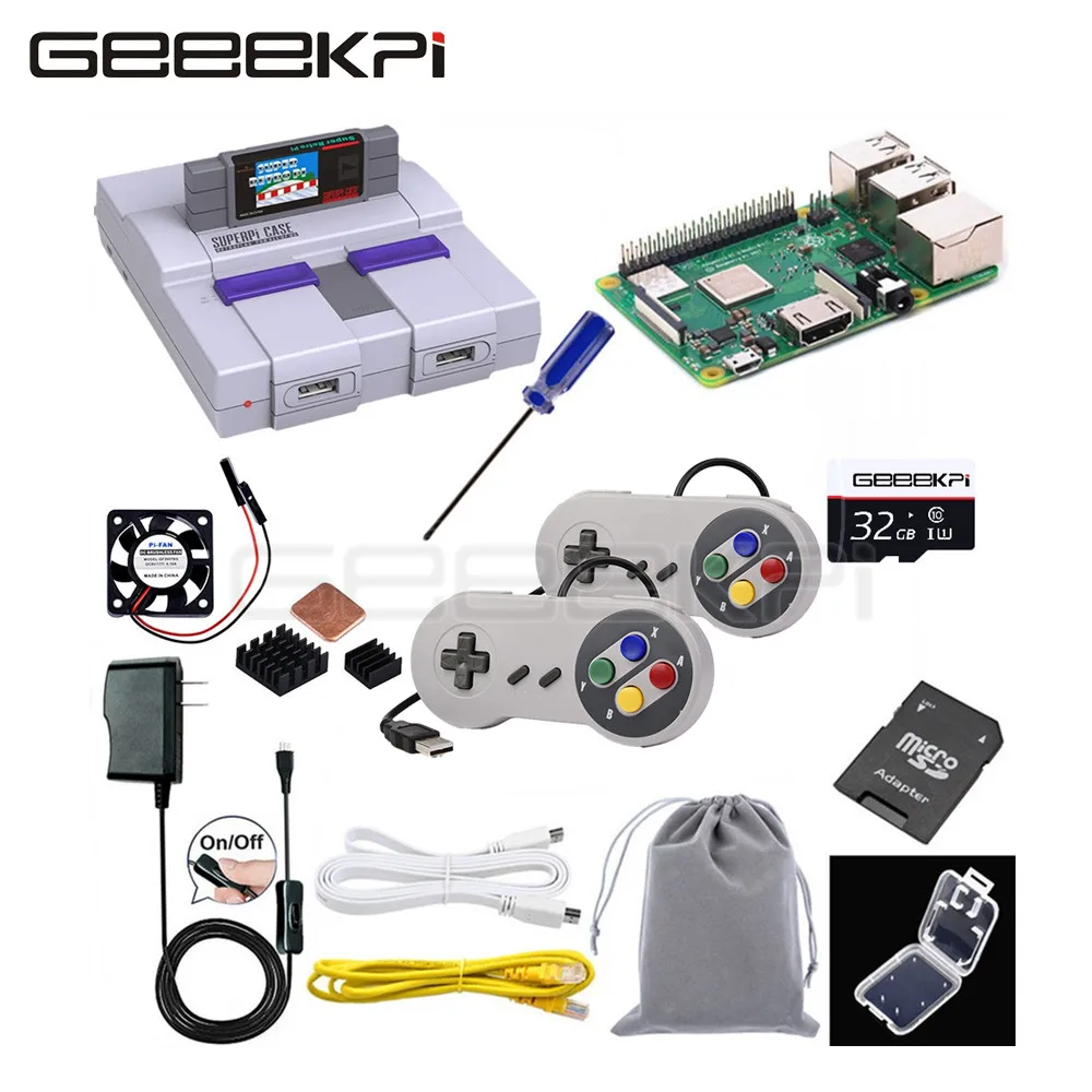 GeeekPi-Retroflag-Original-SUPERPi-CASE-U-NESPi-Case-with-Optional-Game-Controller-Carry-Bag-for ...