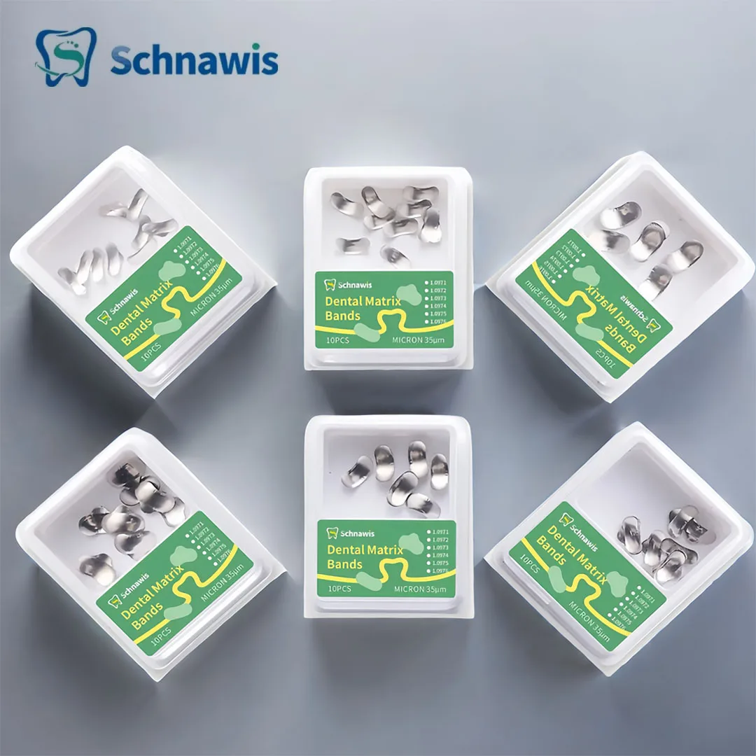10Pcs-Dental-Sectional-Contoured-Matrices-Refill-Matrix-Band-Wedges ...