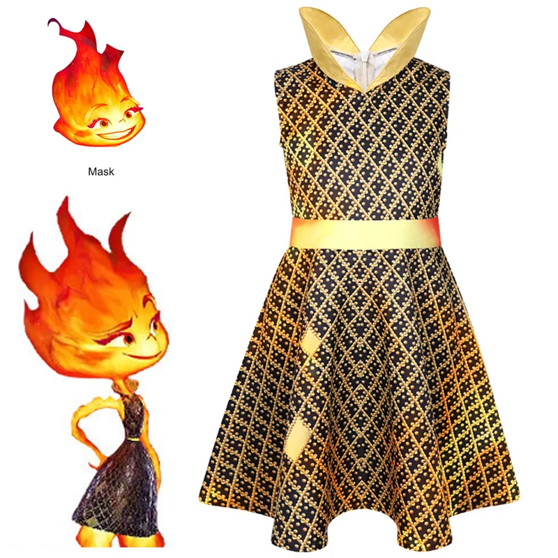 Flame Princess Dress Pattern