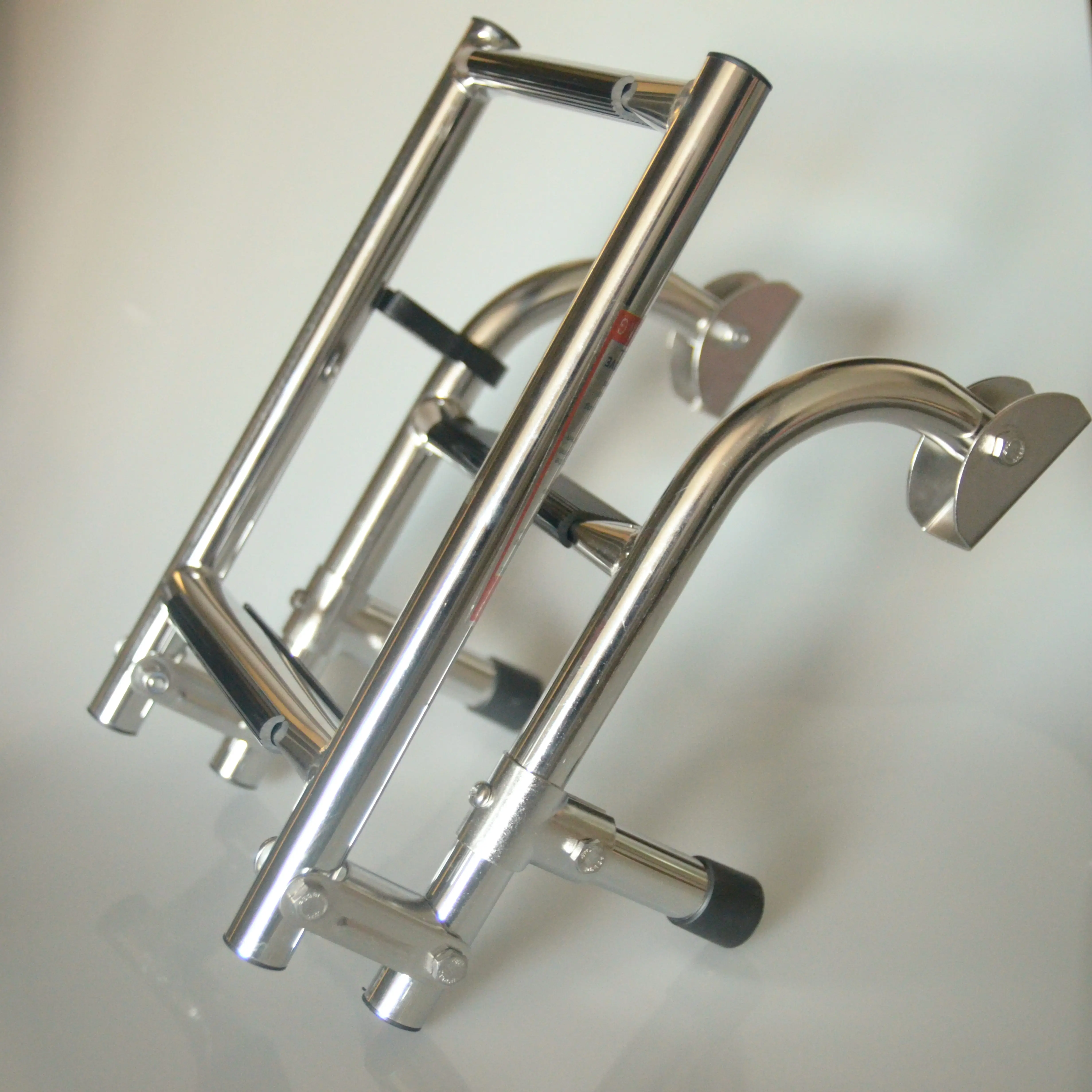 Escalera plegable de acero inoxidable para barco, escalera de 3 ...