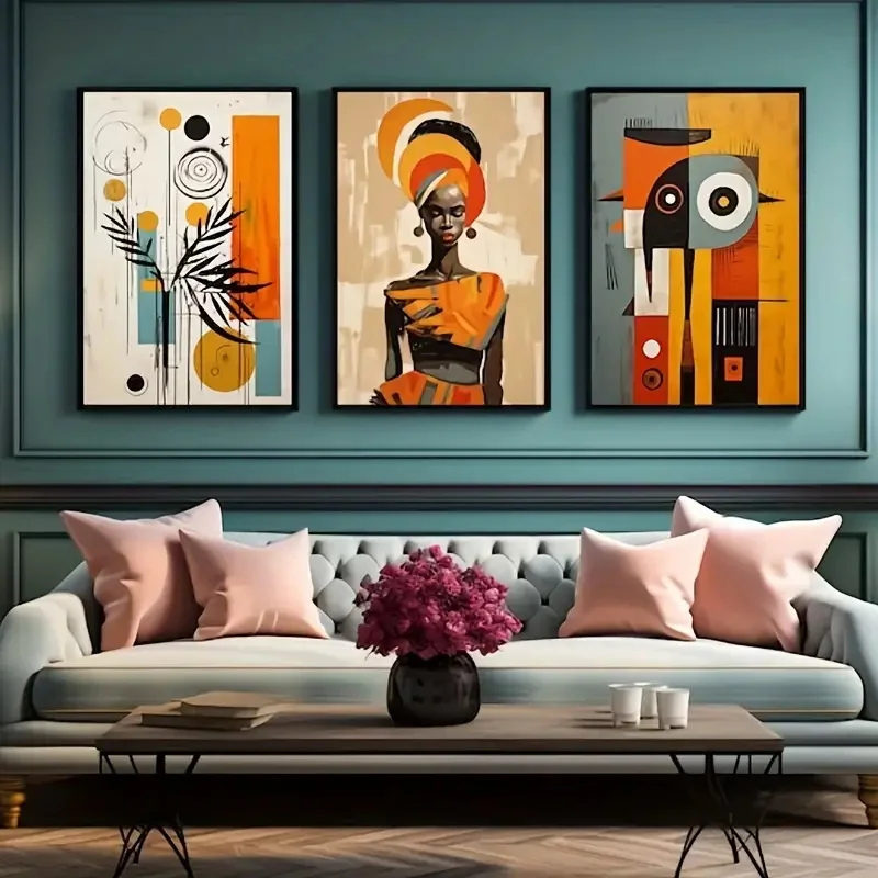 3pcs-Abstract-Ethnic-Posters-African-Wall-Art-Set-Afro-Bohemian-Canvas ...