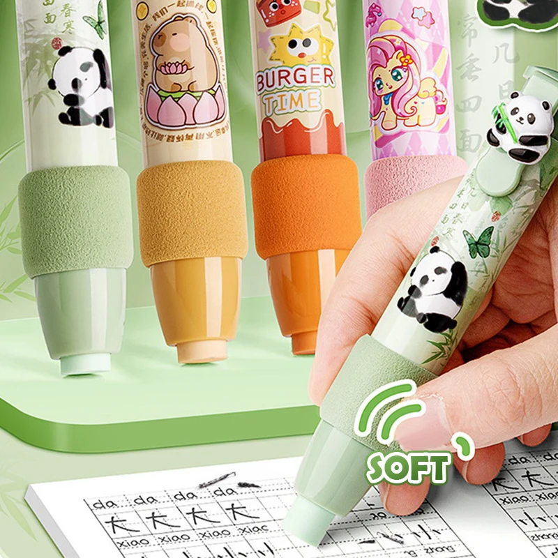 Creative Sliding Retractable Pencil Eraser Cartoon Capybara Slide ...