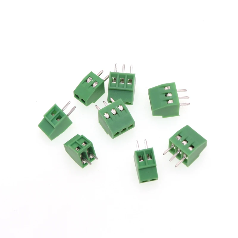 10PCS KF120-2.54-2P 3P 2.54MM Pitch Straight Pin Pcb Screw Terminal Block Connector KF128 2PIN ...
