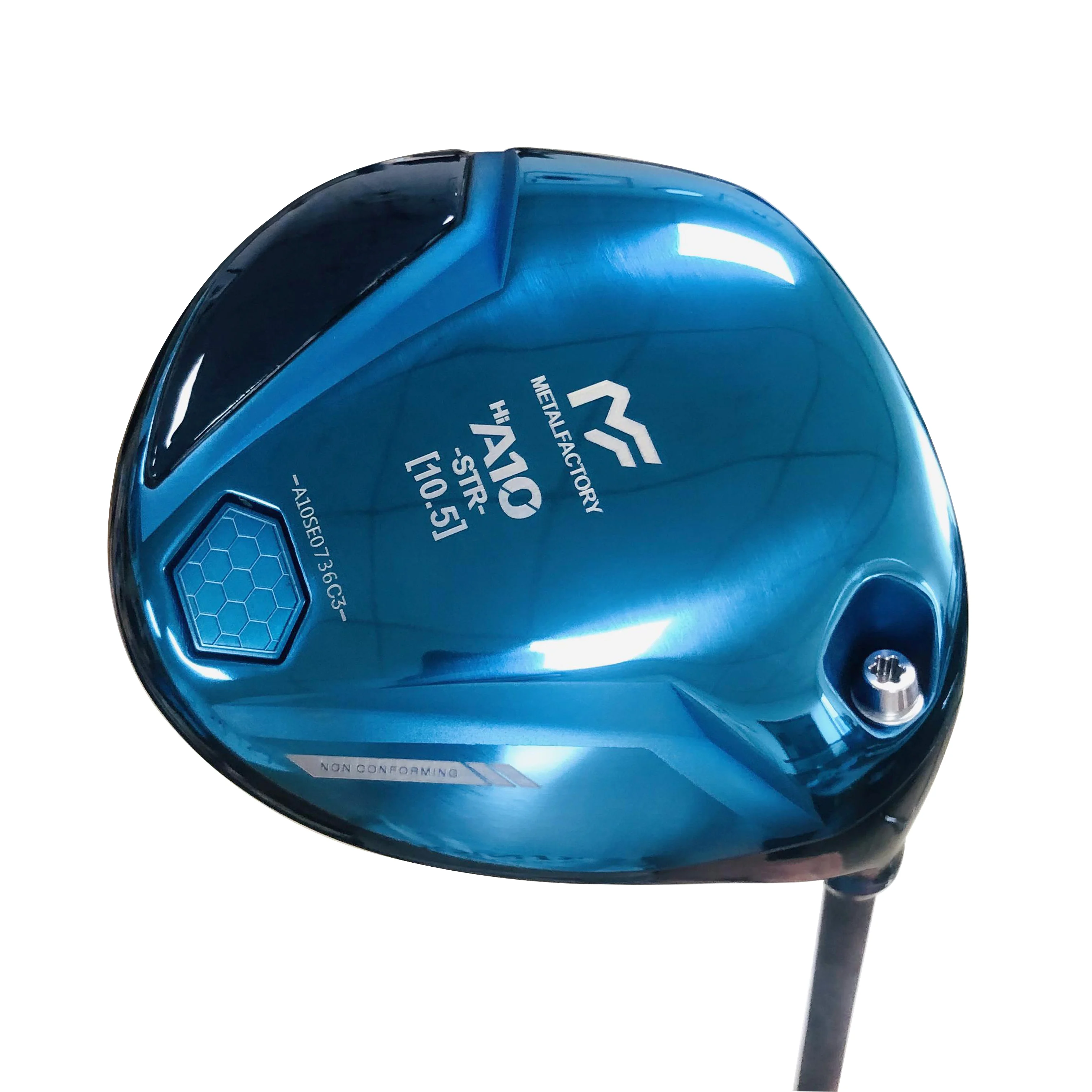 New-Blue-Golf-Carbon-Driver-METALFACTORY-A10-STR-Golf-Driver-Head-With ...