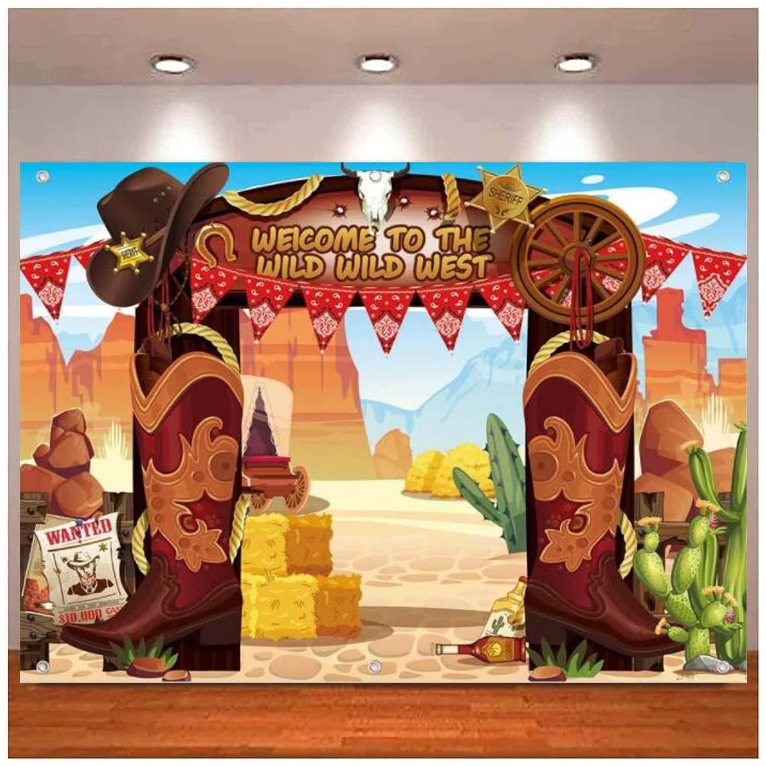 Western Party Backdrop