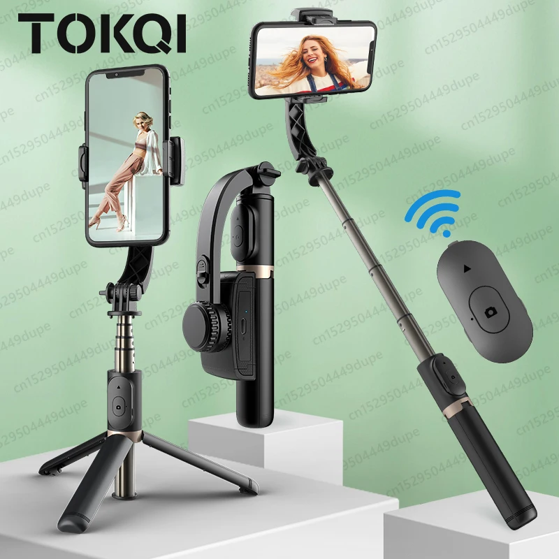 Q08-Handheld-Gimbal-Stabilizer-Portable-Selfie-Stick-with-Bluetooth ...