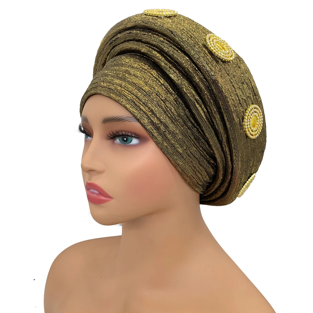 Already-Made-African-Headtie-Glitter-Diamonds-Women-s-Turban-Cap-Female ...