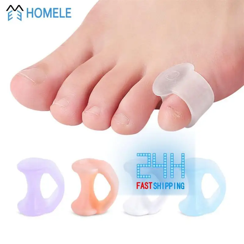 1Pair Little Toe Pinkie Foot Thumb For Daily Use Hallux Valgus Silicone ...