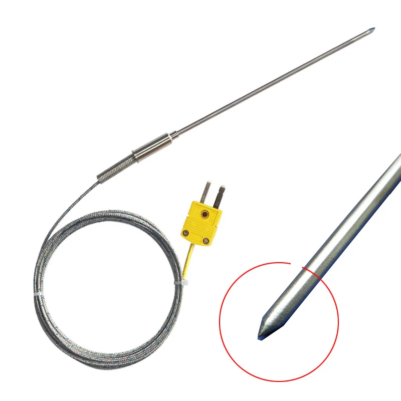 K-Type-Thermocouple-Sensor-with-High-Temperature-Stainless-Steel ...