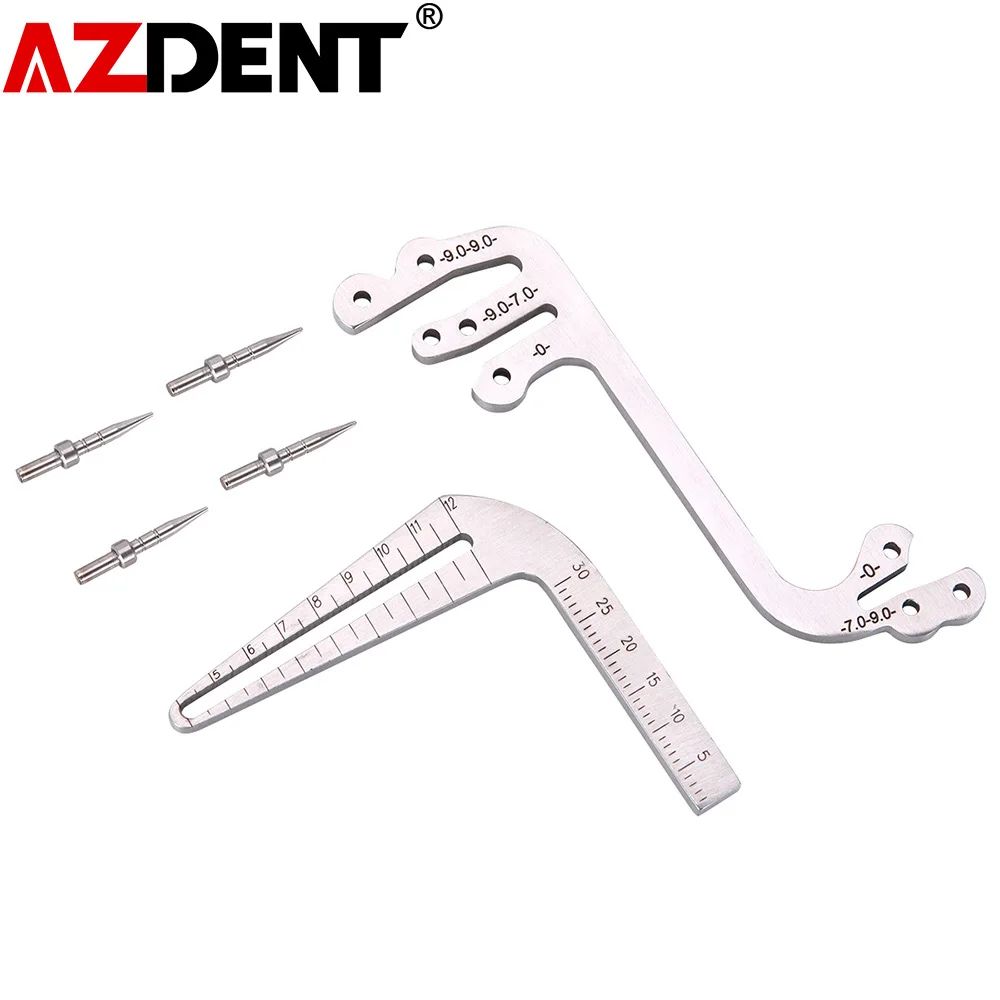 Dental Implant Guide Set Oral Planting Locator Positioning Guide Ruler ...