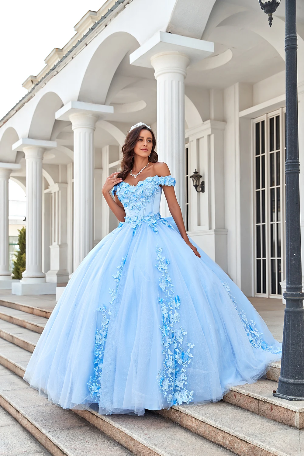 Winter Wonderland Quinceanera Theme Dresses