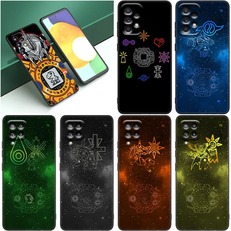 Digimon-Logo-Black-Case-For-Samsung-Galaxy-A12-A13-A14-A22-A23-A32-A33 ...