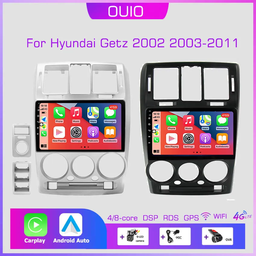 8GB-128GB-4G-Android-13-radio-For-Hyundai-Getz-2002-2003-2011-Car ...