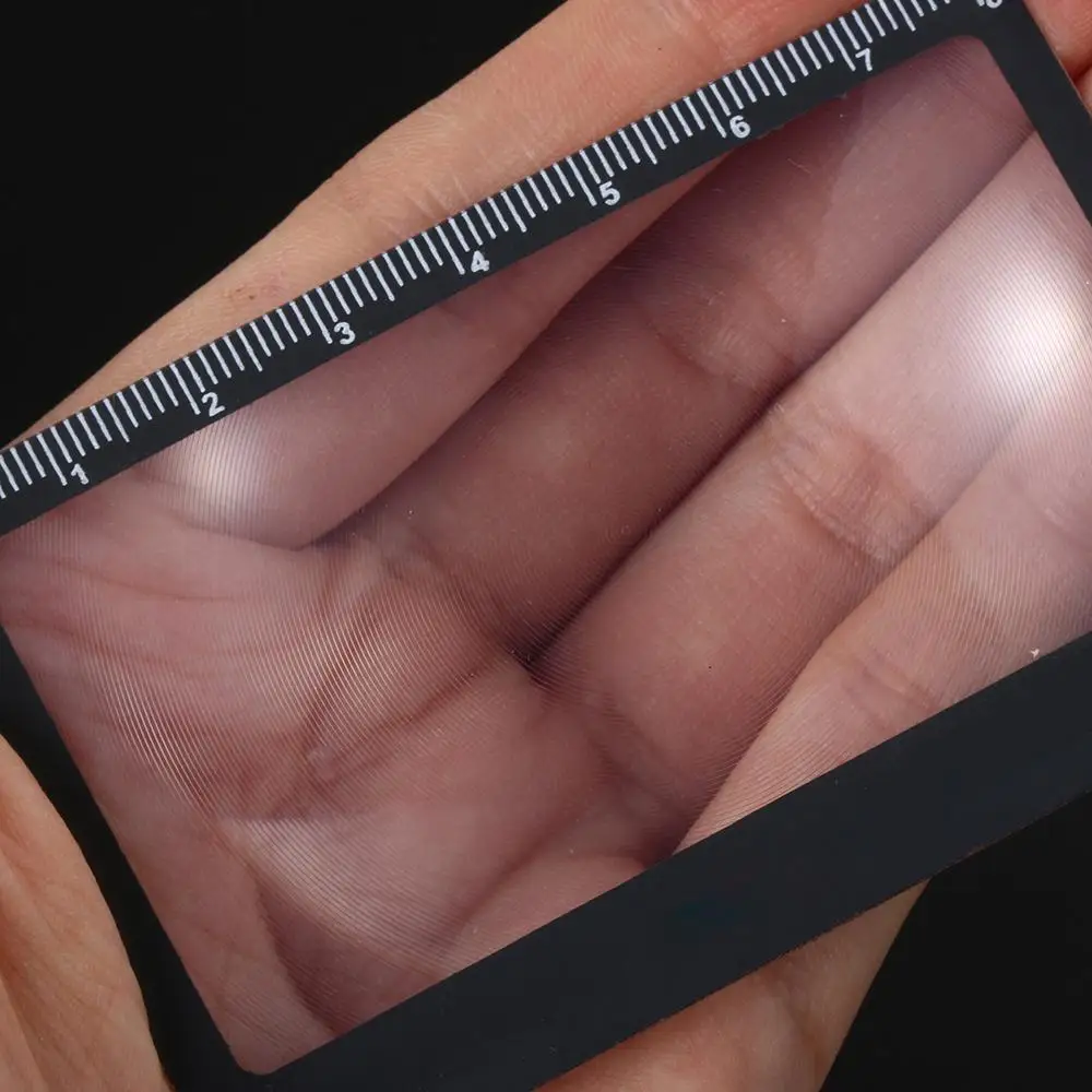 Card Size Convinient Reading Glass Fresnel Lens Magnifier Sheet Book ...