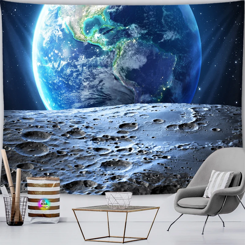 Outer Space Galaxy Universe Tapestry Home Decor Planet Tapestries Stars ...