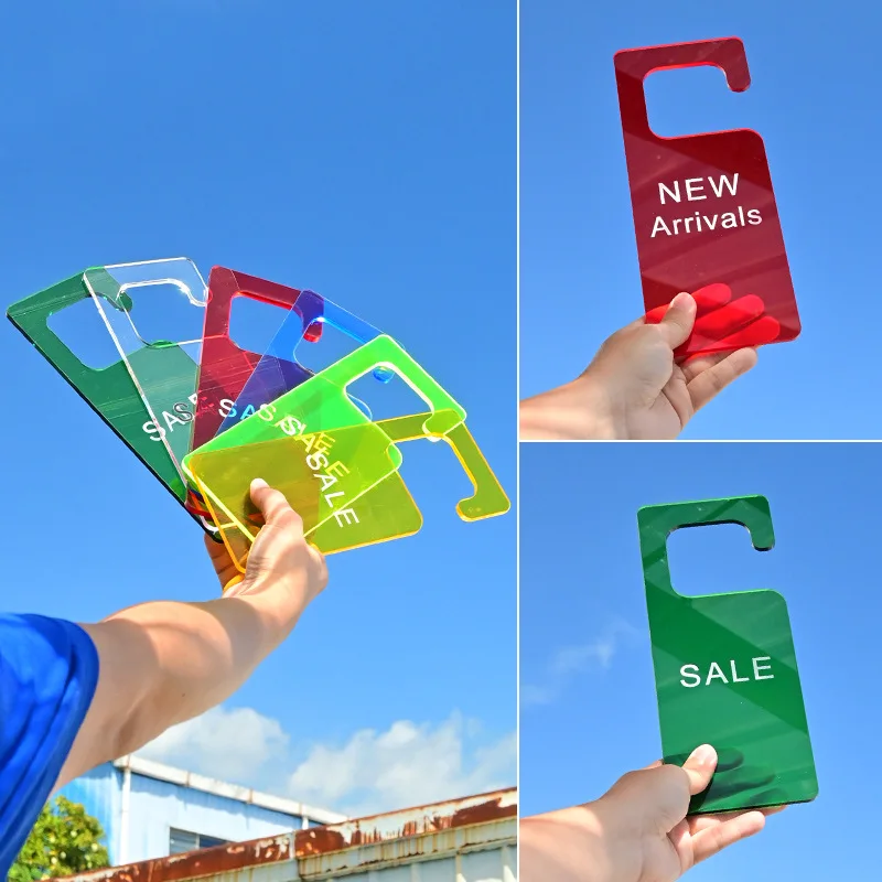 Korean-Clothing-Store-Acrylic-Hanging-Tag-Advertising-Hang-Tag-Discount ...