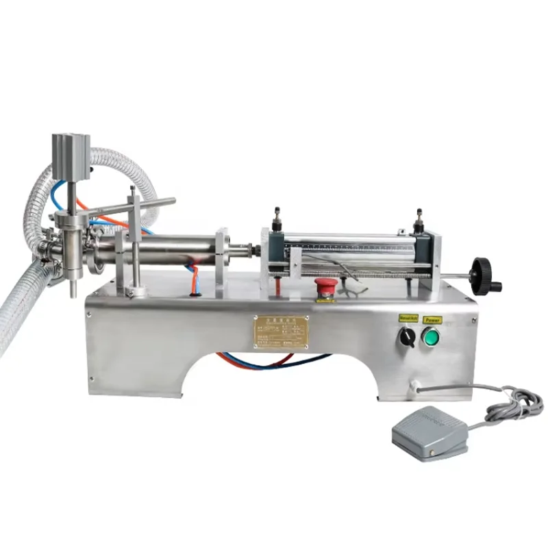 Semi automatic small manual bottle liquid filling machine hummus honey ...