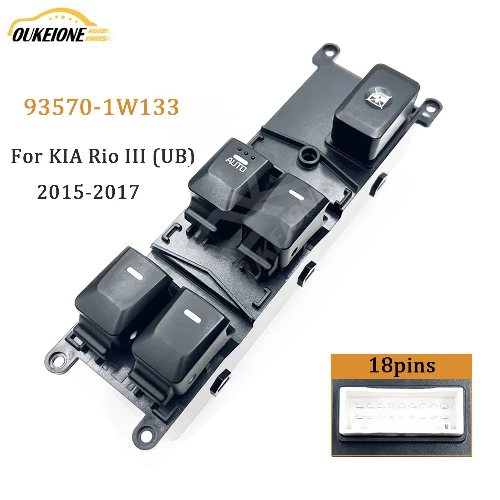 Front-Left-Electric-Master-Power-Window-Control-Switch-Lifter-Button ...