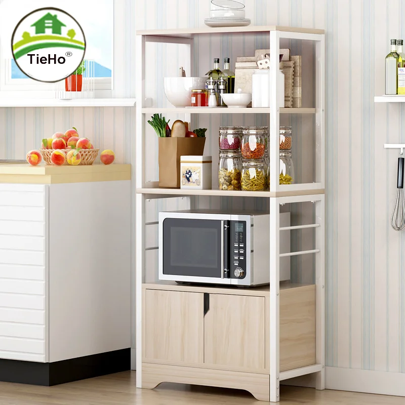 Multi-layer-Kitchen-Storage-Cabinet-Microwave-Cupboard-Large-Capacity ...