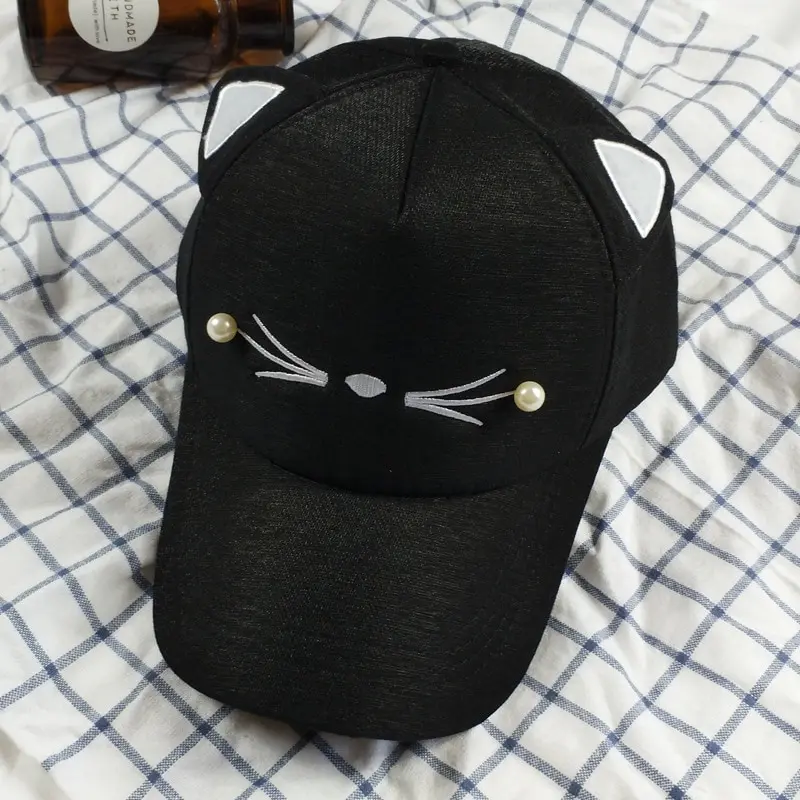 Chats-oreilles-Fleece-Hat-Peak-Cap-Baseball-Cartoon-coton-Sport-en ...