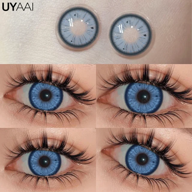 Different Shades Of Natural Blue Eyes