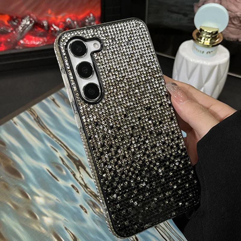 Rhinestone-Phone-Case-For-Samsung-Galaxy-S24-Ultra-S23-S22-S21-Plus ...