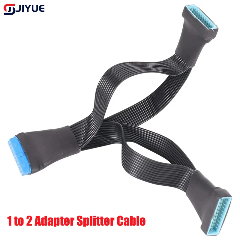 Motherboard-USB-3-0-19PIN-Header-1To2-Extension-Splitter-Cable-19Pin ...