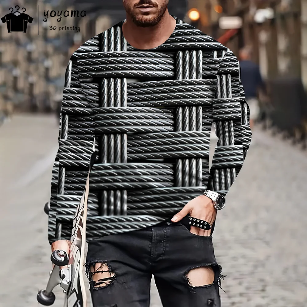 Classic 3D Print T shirt Men Fashion Casual T-shirts for Men 3D Graphic ...